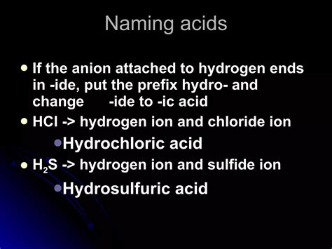 Nomenclature 4 Acid Base PPT