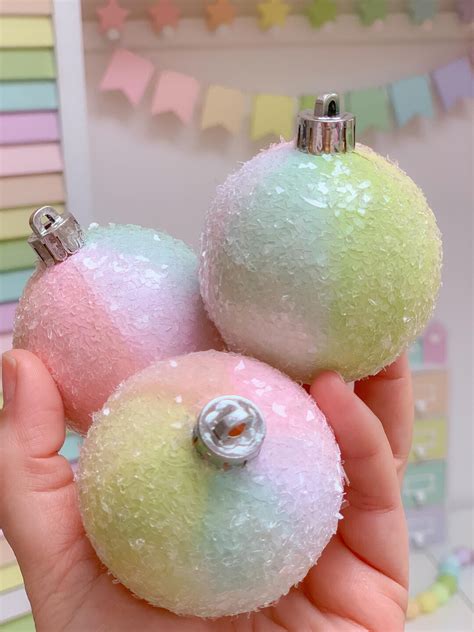 Rainbow Tree Baubles Christmas Ornaments Christmas Baubles Rainbow Baubles Christmas Decor