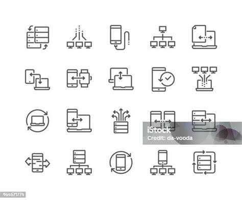 行資料交換圖示向量圖形及更多圖示圖片 圖示 數據 交換 Istock