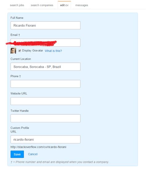 In My Cv Where Do I Edit My Current Position And Company Meta Stack