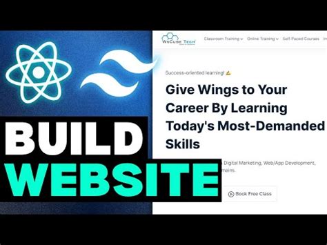 Learn Build A Website Using Tailwind CSS And React JS Mind Luster