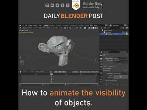 Animate Object Visibility in Blender - YouTube