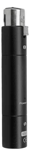 Black Black Microphone Preamp Inline Lossless Amplification Mercadolivre