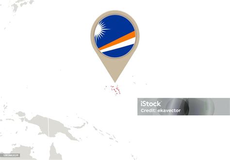 世界地圖上的馬紹爾群島向量圖形及更多圓形圖片 圓形 圖標集 圖示 Istock