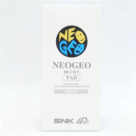 Yahoo オークション Snk40th Anniversary Neogeo Mini Pad 白 ネオジ