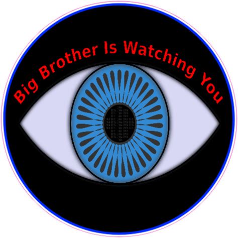 Big Brother Is Watching You Eye Sticker Us Custom Stickers