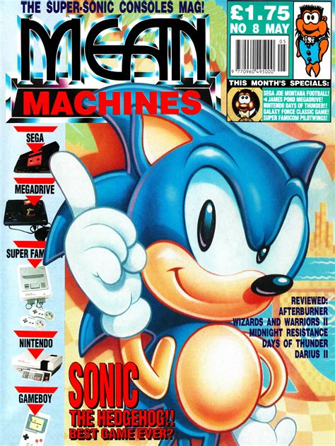 Mean Machines Issue 8 May 1991 Front Cover Rretrogamingmagazines