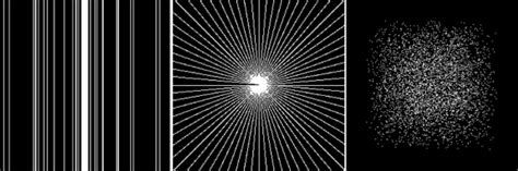 From Left To Right Cartesian Radial And Random Undersampling Patterns
