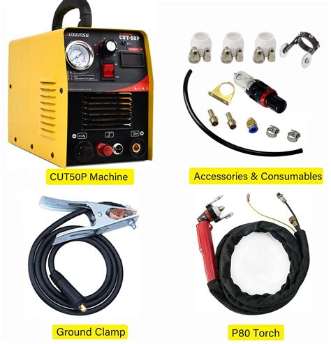 50amp Pilot Arc Plasma Cutter 110220v Dual Voltage Non Touch Plasma