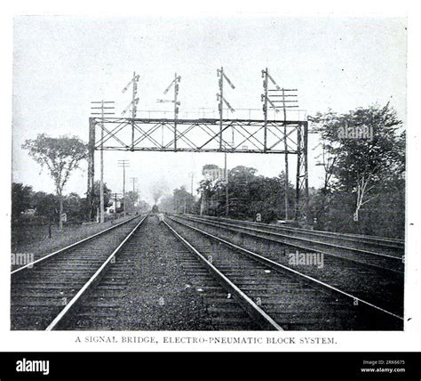 Railroad Signal Bridge Cut Out Stock Images And Pictures Alamy