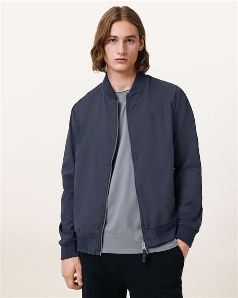 Bassett Ramskull Bomber Jacket Command Blue Allsaints Us