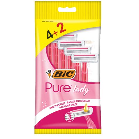Bic Pure 3 Lady Pink ženski Brijač 4kom Gratis 2kom Lilly Drogerie