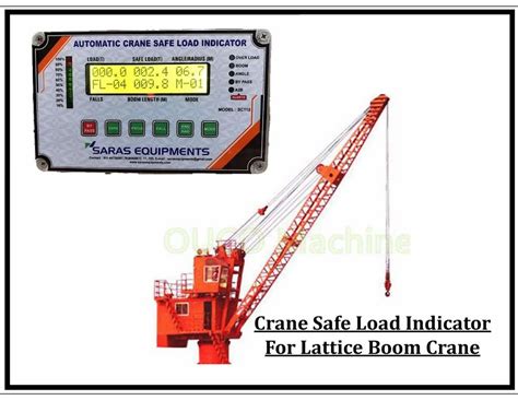 Msabs Crane Safe Load Indicator For Lattice Boom Crane For Industrial