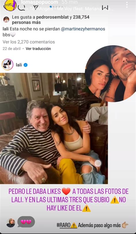 La Teoría Que Confirmaría Que Lali Espósito Y Pedro Rosemblat Están En