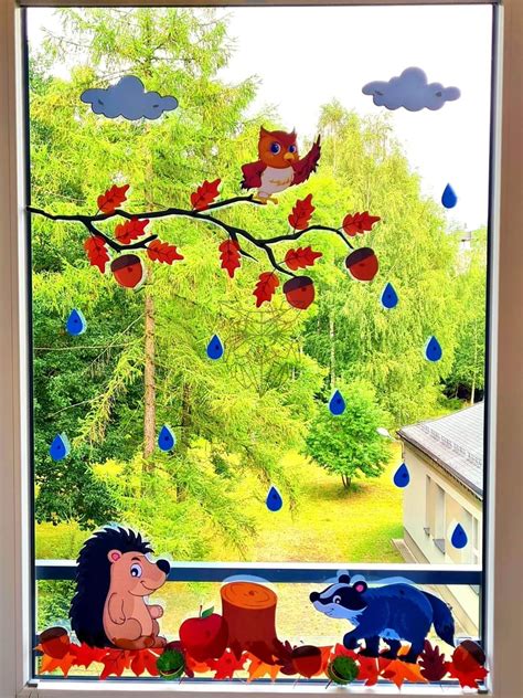 Jesień Dwustronne Dekoracje PDF Teach Fun by Monia