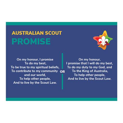 Scout Promise Poster The Scout Shop