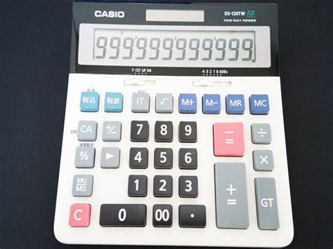Yahoo オークション カシオ Casio 加算器方式電卓 Ds 120tw [12桁][