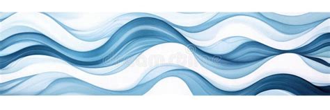 Seamless Wave Like Pattern In Shades Of Blue And White Creates A Calming And Soothing Visual