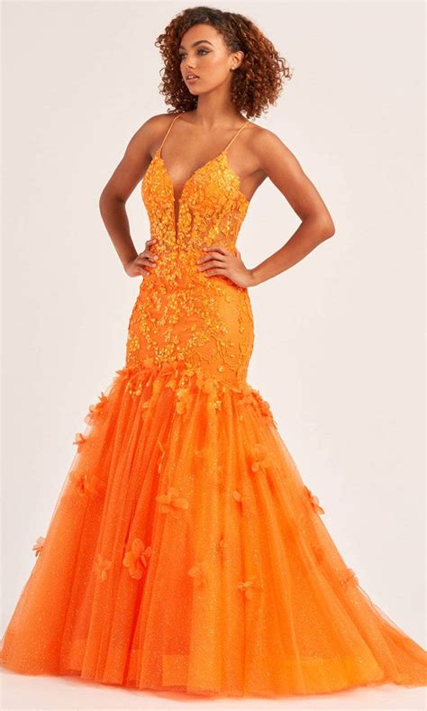 Ellie Wilde Ew35080 Sparkling Embroidered Mermaid Prom Gown Couture
