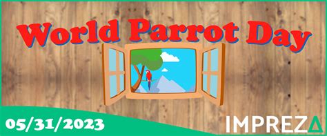 Logos World Parrot Day Impreza Host