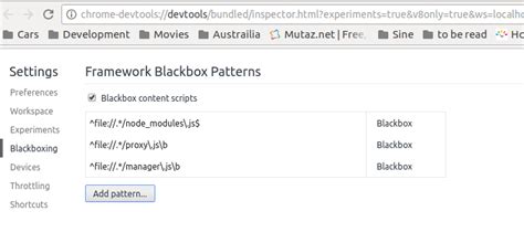 Chrome Developer Tools Blackbox Option Isnt There Stack Overflow