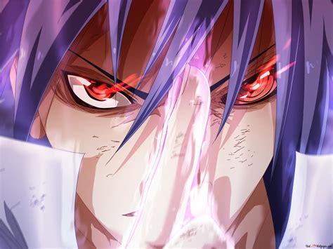 Sasuke Using His Chakra With Shringan Strength 4k Wallpaper Download