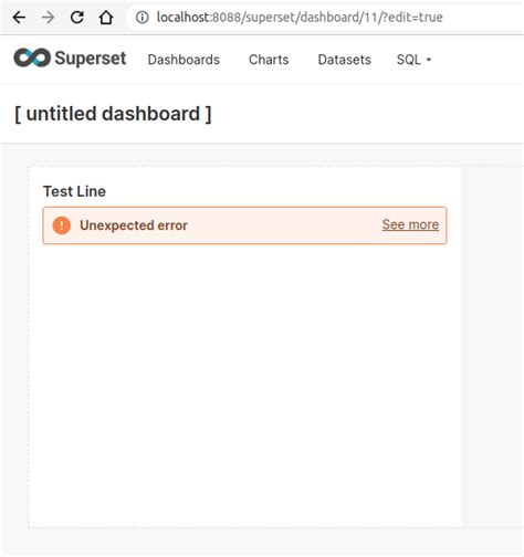Missing Fields In The Chart Params Json String Issue Apache