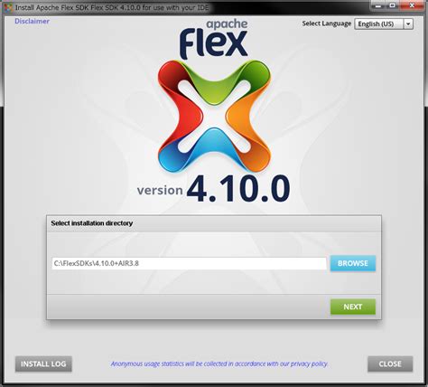 Apache Flex 4100 と軽く戯れる Developersio