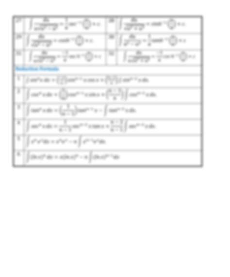 Solution Table Of Integration Studypool