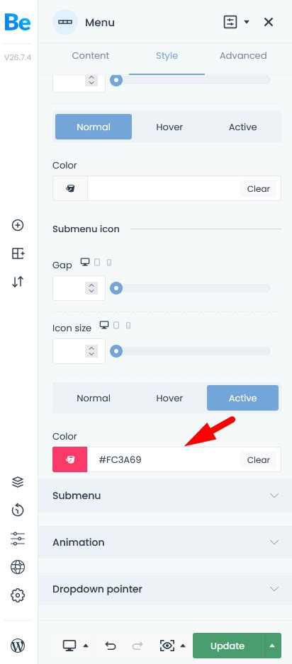Active Link Color In Menu Currently Active Page Betheme Support Forum