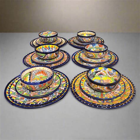 Talavera Dinnerware Sets Mexican Pottery Tableware