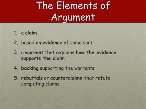 PPT Argument Writing PowerPoint Presentation Free Download ID