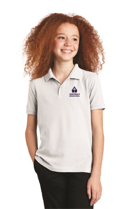 Youth Core Classic Pique Polo John Paul Ii