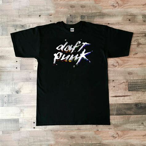 Daft Punk Discovery Logo Black Tshirt Sweatshirt Hoodies Long Sleeve