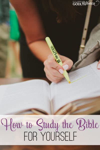 How To Study The Bible Beginners INFOLEARNERS
