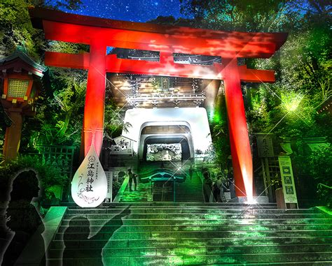 夏のライトアップで江の島が華やかに！「江の島灯篭2023」で光輝く島内のパワースポットを巡ってみよう【神奈川】