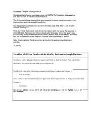 KIMTAY CH4 4 Assignment Docx Database Chapter 4 Assignment 4