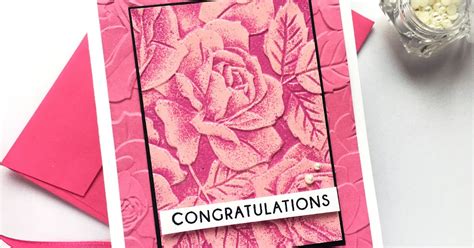 Garden Rose Embossing Folder Technique