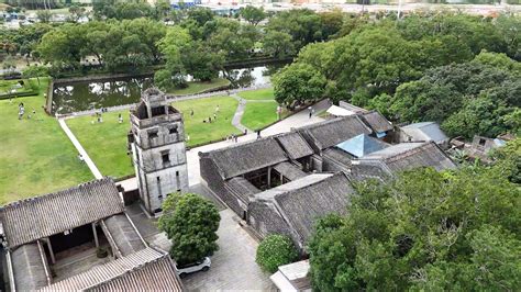 珠海唐家灣會同古村及棲霞仙館航拍 YouTube
