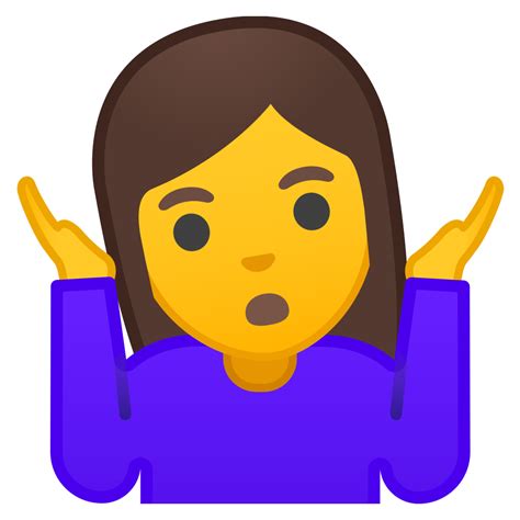 Shrug Emoji Woman Android
