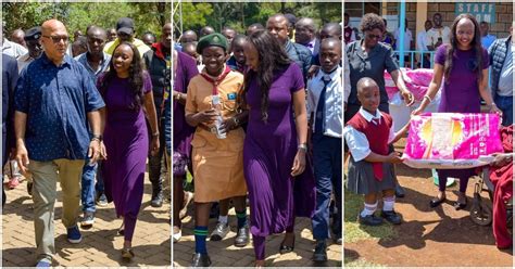 Kenyans Impressed As Charlene Ruto Dons Long Purple Dress To Special