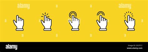 Computer Mouse Click Cursor Load Symbol Pointer Cursor And Loading