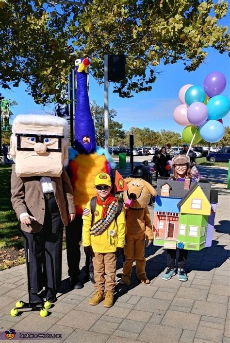 Pixars Up Themed Diy Costumes Up Halloween Costumes