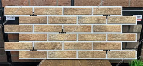 Отличная 🥇 клинкерная фасадная термопанель BestPoint Loft Brick Curry ...