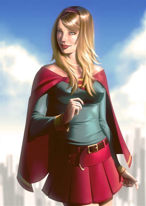 Supergirl Fanart Leandro Franci Illustrator