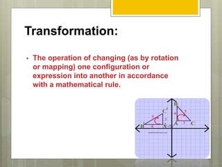 Matrix Of Linear Transformation PPTX
