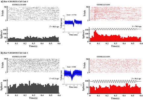 Neural Activity From Two Multi Units Recorded In Awake Behaving Rats Download Scientific