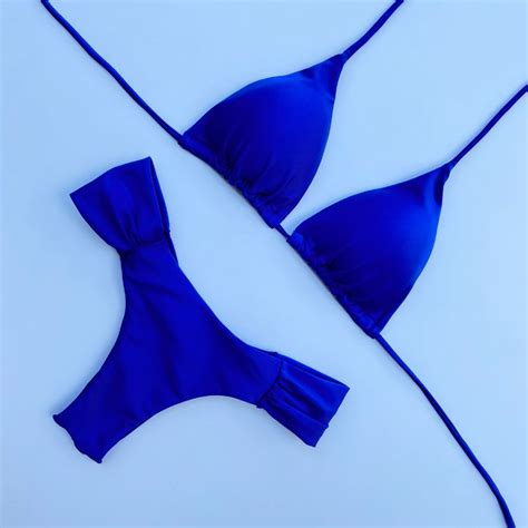 Biquíni Azul Royal Amaré Moda Praia