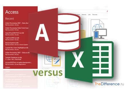 Microsoft Excel Microsoft Access