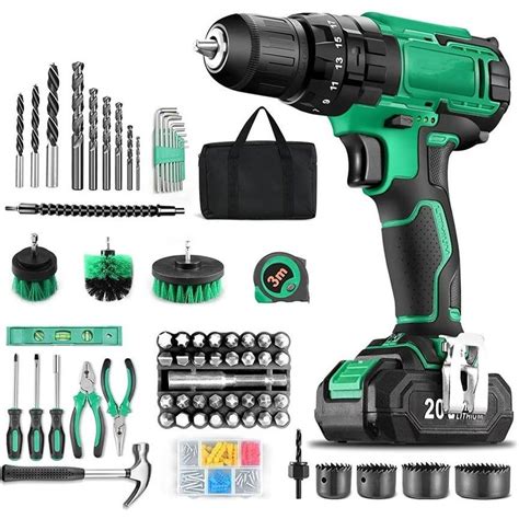 Cordless Drill Driver Kit 46pcs Accessories Artofit